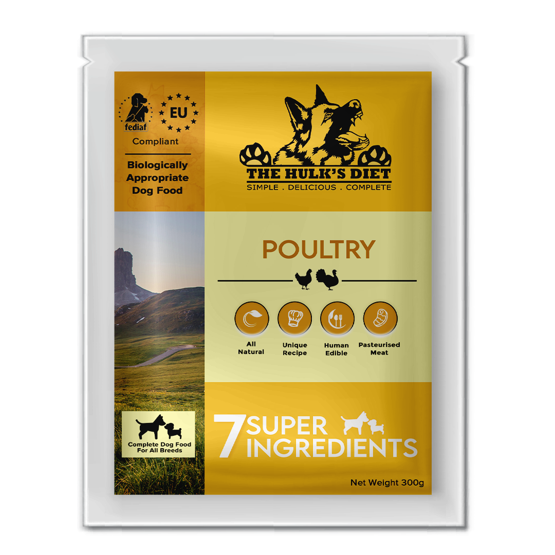 The Hulk's Diet-Poultry (Medium ACTIVE 13-15Kg Breed) 18 Kg – The Hulk ...